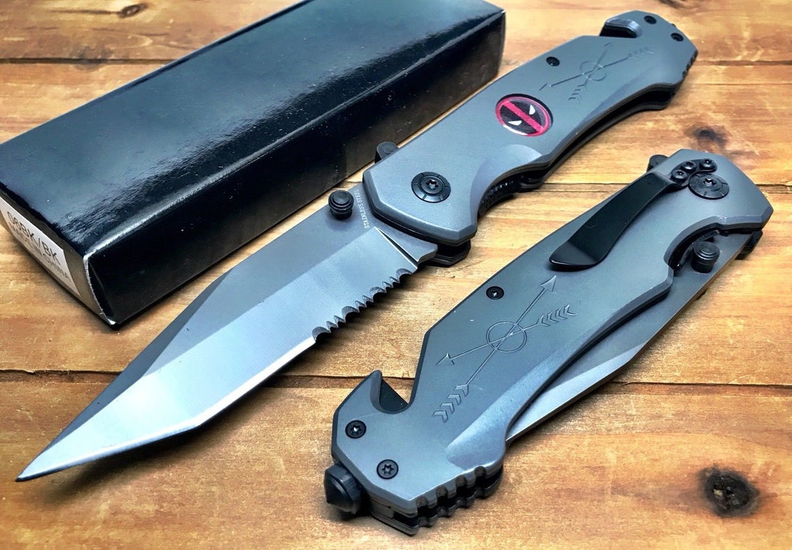 DeadPool Tactical Spring Assisted Pocket Knife